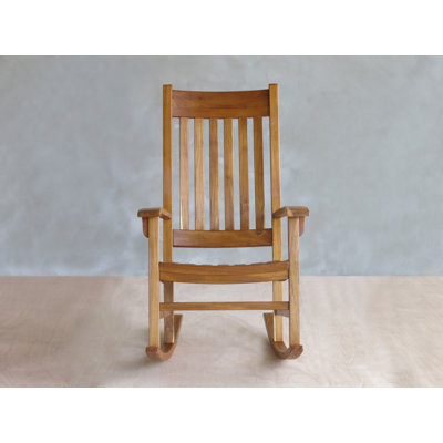 MasayaCo. Zelaya Solid Wood Rocking Chair | Wayfair